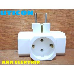 Promo Broco Steker T Arde Persegi 13830 Multi Plug White - Kota ...
