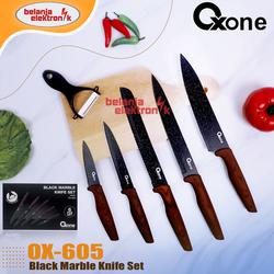 Jual Pisau Dapur Oxone OX-605 Black Marble Knife Set [ORIGINAL] - Kota Tangerang ...