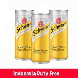 Jual Schweppes Tonic Water Can / Air Tonik 250ml - Mixer 3 kaleng ...