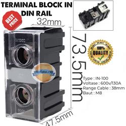 Jual TERMINAL BLOCK DIN RAIL 3 POLE PIN 30A TYPE IN-20 - Jakarta Barat ...