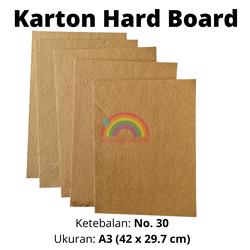 Jual karton hard board no.30 ukuran A4 tebal 3mm - A4 - Jakarta Timur ...