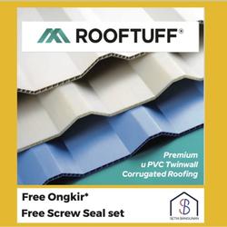 Jual Atap uPVC ROOFTUFF - BIRU - Jakarta Utara - Setia Bangunan | Tokopedia