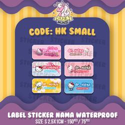 Jual Sticker Label Nama Anak Hello Kitty 1 - Jakarta Barat - Cutie ...