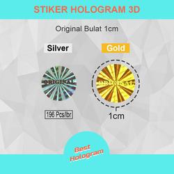 Jual STIKER HOLOGRAM ORIGINAL PRODUCT BULAT 2 CM x 2 CM STICKER SEGEL ...