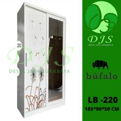 Jual Lemari Baju Besi Sliding LB-A15 - Lemari Besi Kaca - Lemari Pakaian - Kota Surabaya - DESEL ...