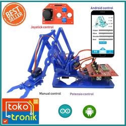 Jual Robot arm acrylic Diy arm acrylic kit rangka lengan for arduino 4 dof - Merah - Jakarta ...