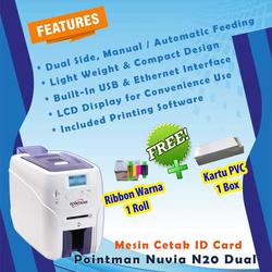 Jual Printer ID Card Pointman Nuvia N15(Free Ribbon Warna + Kartu PVC ...