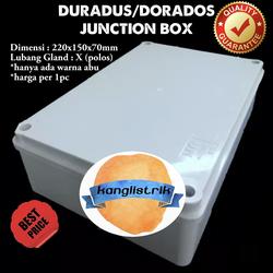 Jual junction box / duradus MG 220x150x70 polos, 2 lubang, 12 lubang ...