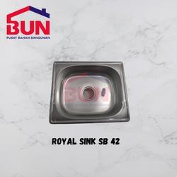 Jual ROYAL SB 42 BAK CUCI PIRING STAINLESS SINGLE 48 CM KITCHEN SINK ...