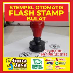 Jual Stempel Flash Otomatis Bulat / Cetak Stempel Perusahaan - BULAT ...
