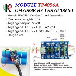 Jual Modul TP4056 Micro USB Charger 18650 Baterai Lithium 5V 1A - TP4056A Pendek, Tanpa Bubble ...