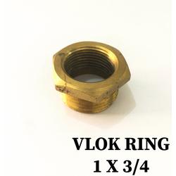 Jual Vlok Ring Kuningan 3/4" x 1/2" Nepel Drat Kuningan Verlop Ring ...