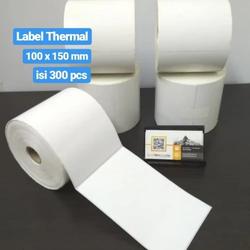 Jual LABEL BARCODE 100 X 150 mm KERTAS STICKER LABEL THERMAL 300 pcs - Jakarta Barat ...