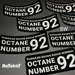 Jual Stiker Mobil Sticker Gunakan Bahan Bakar Minimal Octane Number 92 ...