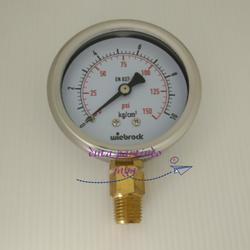 Jual Pressure Gauge Raket Stainless 2 1/2 " inchi 10 bar / 150 psi - Jakarta Barat - Subur ...