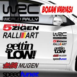 Jual STIKER CUTTING STICKER MOBIL SPONSOR SET OZ RACING WRC PINTU MOBIL ...