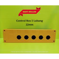Jual Control Box Push Button 22mm 2 Lubang Putih-Kuning/Kontrol Box ...