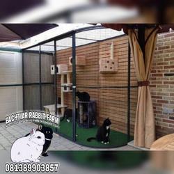 Jual KANDANG KAYU/BESI AVIARY TAMAN HEWAN KELINCI KUCING BURUNG AYAM ...