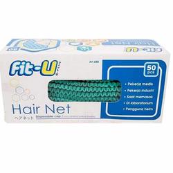 Promo FIT-U Hairnet/Jala rambut Box isi 100Pcs - Putih - Jakarta Barat ...