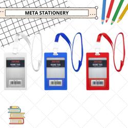 Jual Name Tag / Tanda Pengenal / Gantungan Kartu Nama Transparan Joyko ...