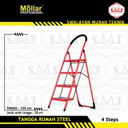 Jual Tangga Rumah Lipat Tangga Besi Lipat 5 Step Household Steel Ladder ...