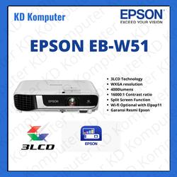 Promo PROYEKTOR EPSON EB-W51 EB W51 W 51 WXGA GARANSI RESMI PENGGANTI ...