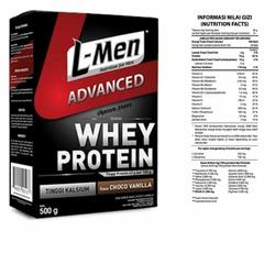 Promo L-Men Advanced Gold Vanilla 500g dengan 500mg HMB - 15g Whey ...