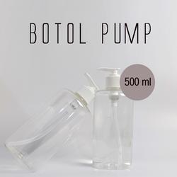 Jual BOTOL PUMP 500ML/BOTOL SABUN CAIR 500ML/BOTOL HAND SANITIZER 500ML - Putih - Kab. Bogor ...
