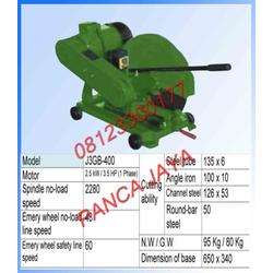 Jual HIGH SPEED CUT OFF MACHINE 3 PHASE J 3 GB 400 MESIN POTONG BESI ...