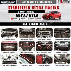 Jual Stabilizer Ultra Racing Ayla 12-16 ROOM BAR Plug n Play - Kota ...