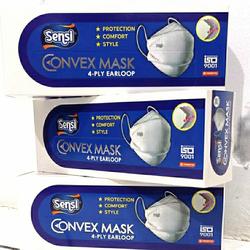 Jual Masker Sensi Convex Mask 4 Ply Earloop isi 20 + 10 - Gray ...