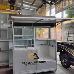 Jual Gerobak Gorengan Fried Chicken Booth Tahu Walik - Kayu Mahoni ...