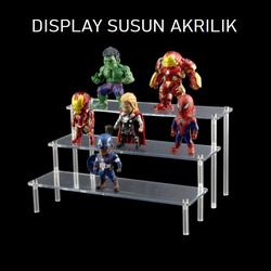 Jual Stand Display Rack Action Figure Diecast Rak Susun Akrilik Kayu ...