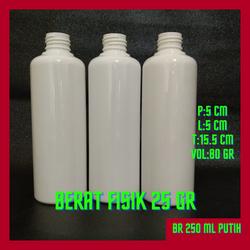 Jual Botol gepeng 250 ml / Botol ciu 250 ml / Botol plastik 250ml ...