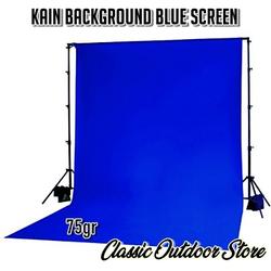Jual Kain Background Blue Screen / Backdrop Chroma Key / Spunbond 75gr ...