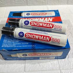 Jual Spidol Snowman Permanent Jumbo 500 / Spidol Snowman Jumbo Marker ...