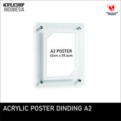 Jual Acrylic Display Wall Frame Poster A4 / Bingkai Akrilik Poster ...
