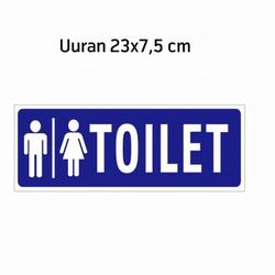 Jual Sticker Stiker Sign Rambu Toilet Duduk Jongkok - Uk. 23x7.5 cm ...