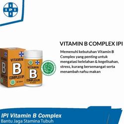 Promo Vitamin B Complex Ipi untuk Kebutuhan Vitamin B Kompleks (45 ...