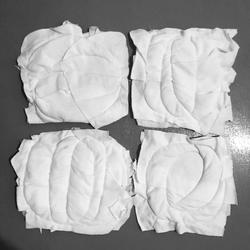 Jual KAIN LAP MAJUN PERCA PUTIH BAHAN KATUN TANPA JAHIT SERAP AIR ...