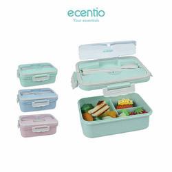 Promo ecentio 1L Tempat Makan Stainless Steel Lunch box Kotak Makan BPA ...