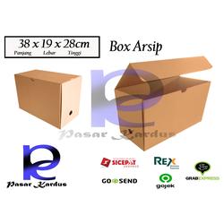 Jual KARDUS BOX ARSIP BOX FILE BANTEX BOX FILE PLASTIK UK 42x35x30cm ...