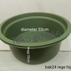 Jual Baskom Plastik Besar Diameter 55cm | Ember Plastik | BAK 24 ...