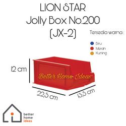 Jual Jolly Box No.200 (22.5x13.5x12cm) JX-2 Lion Star - Jakarta Barat ...