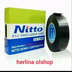 Jual Isolasi Nitto / Isolasi Listrik Nitto Hitam Merah Biru Kuning ...