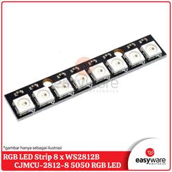 Jual Ws2812B 5050 RGB LED Strip 8bit 8 Bit Channel Addressable WS2812 ...