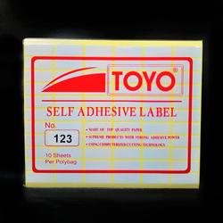 Jual STIKER LABEL NAMA PUTIH 123 KECIL 11 X 30 MM ISI 10 LBR STICKER ...
