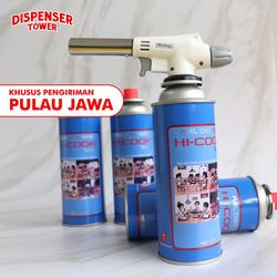 Jual paket hemat gas torch dan hicook / portable set flame gun pemantik ...