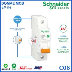 Promo Schneider Electric NEW DOMAE MCB 6A 1P - DOMF01106 - Jakarta Pusat - Schneider Electric ...