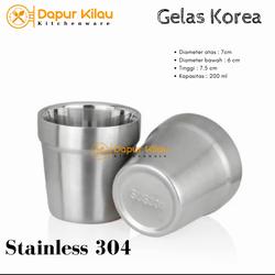 Promo Gelas Stainless Korea Single Wall SUS 304 UK 300-500 ml - 500ml - Jakarta Barat - Dapur ...
